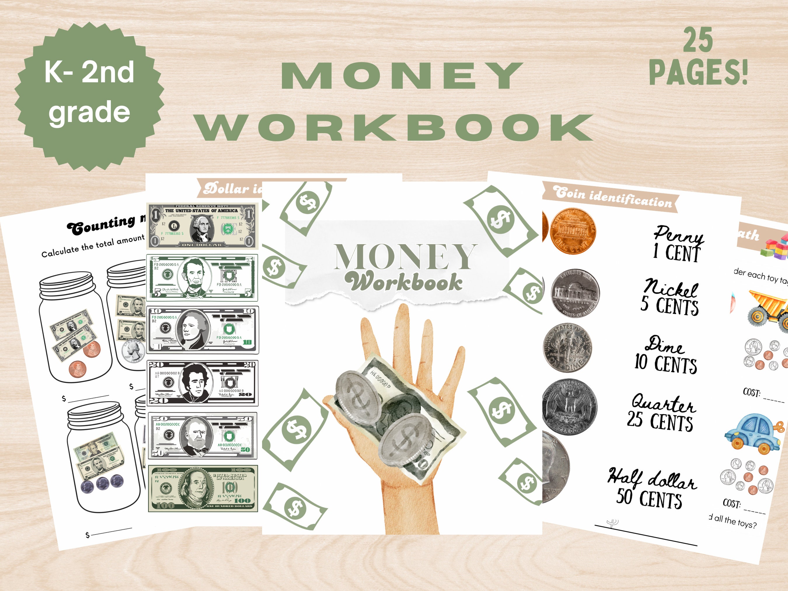 Kids Money Workbook: Fun & Educational Math Curriculum - Etsy