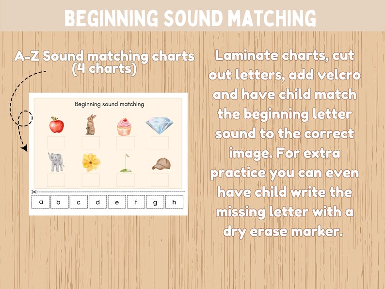 ABC Starter Kit, Beginning Sounds for Preschool, Kindergarten ...