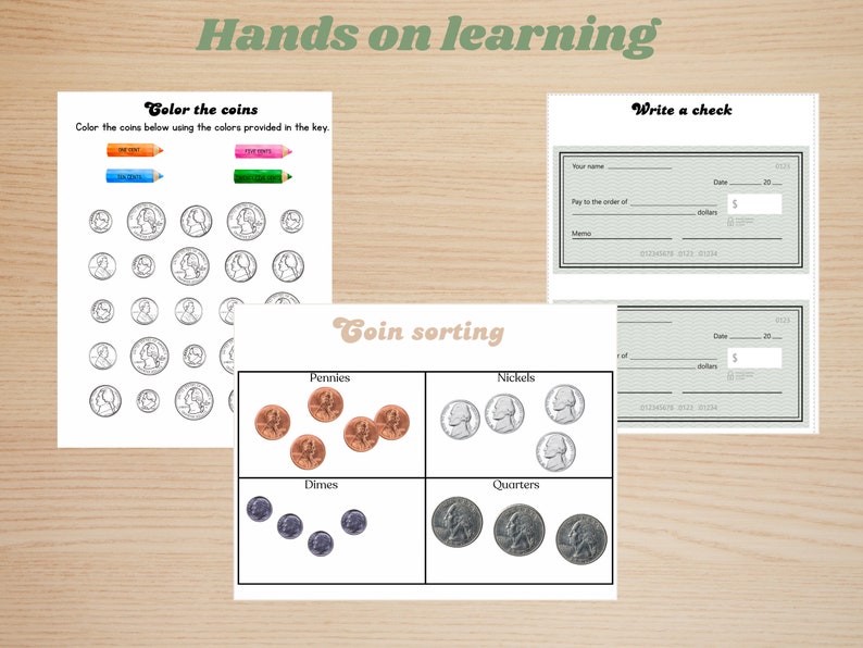 Kids Money Workbook: Fun & Educational Math Curriculum - Etsy