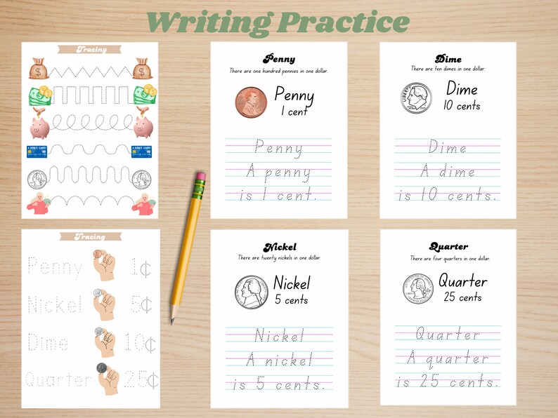 Kids Money Workbook: Fun & Educational Math Curriculum - Etsy