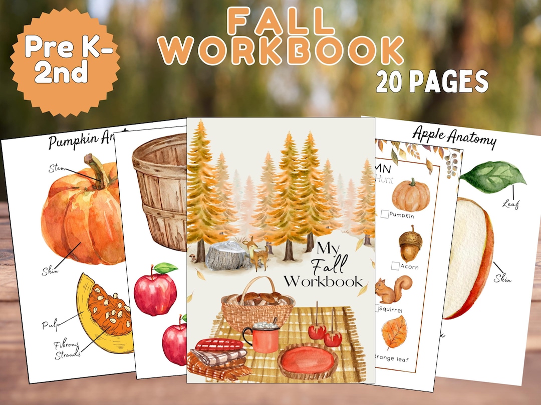 Fall Morning Menu - Kindergarten Homeschool Lessons & Fall Activities ...