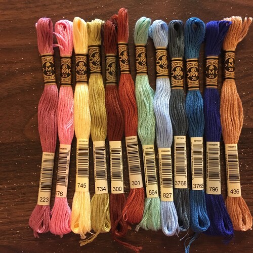 50 Brand New DMC Floss Rainbow of Colors Free Shipping Set - Etsy