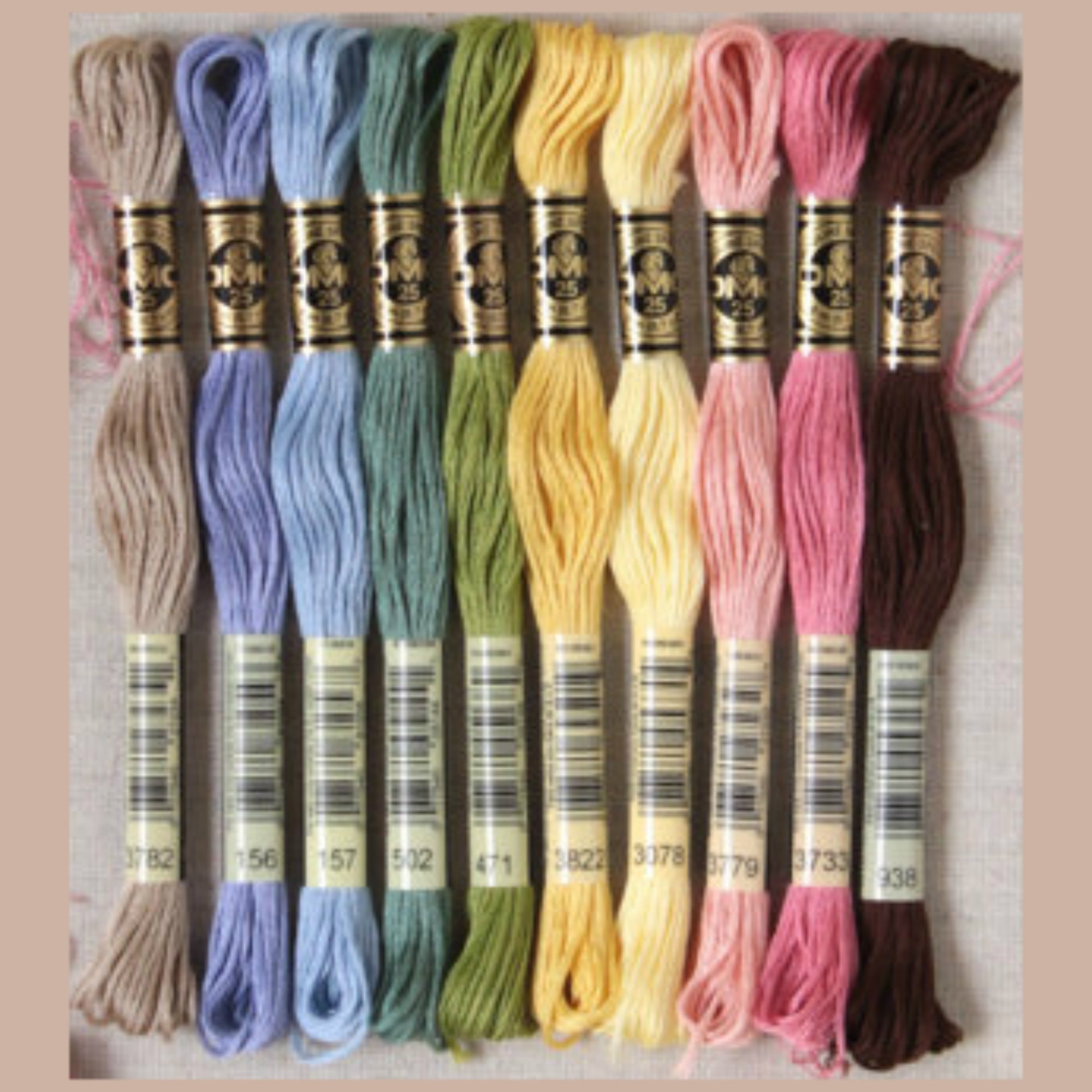 DMC Floss Flower Rainbow Selection 10 Skeins - Etsy