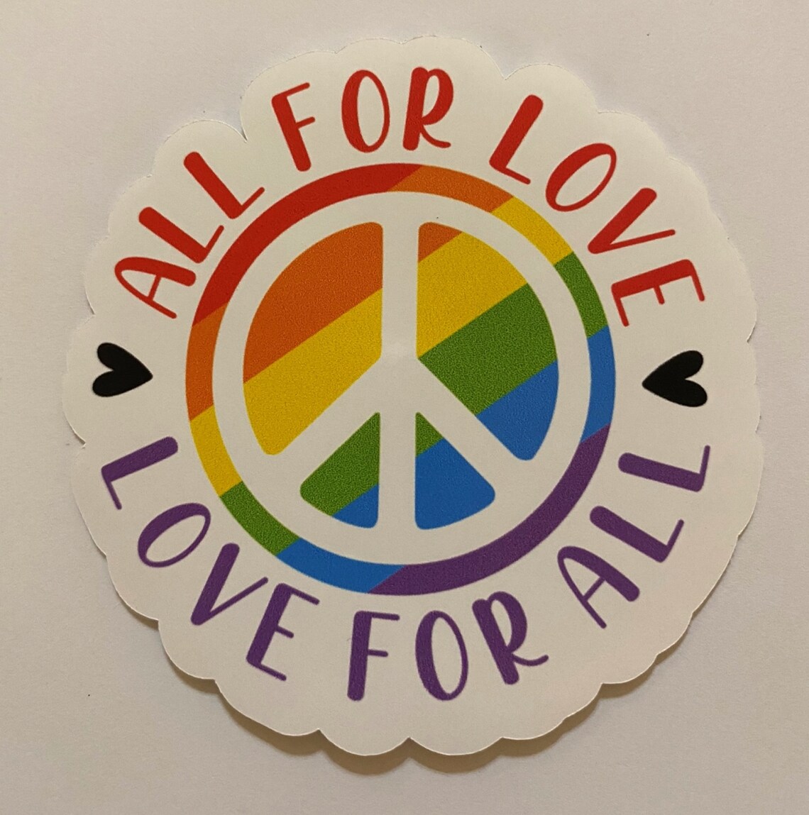 Pride Stickers Show You Love Support and Positivity Fun - Etsy