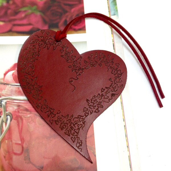 Heart Bookmark - Etsy