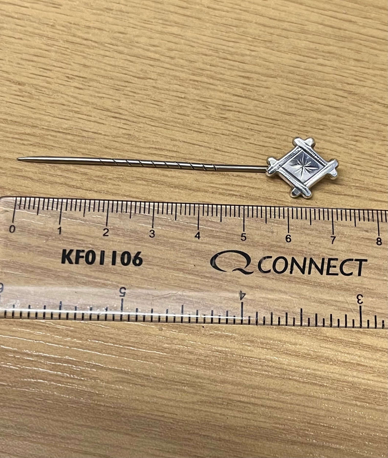 Victorian Silver Stick Pin Aesthetic Movement English Stick Pin Circa ...