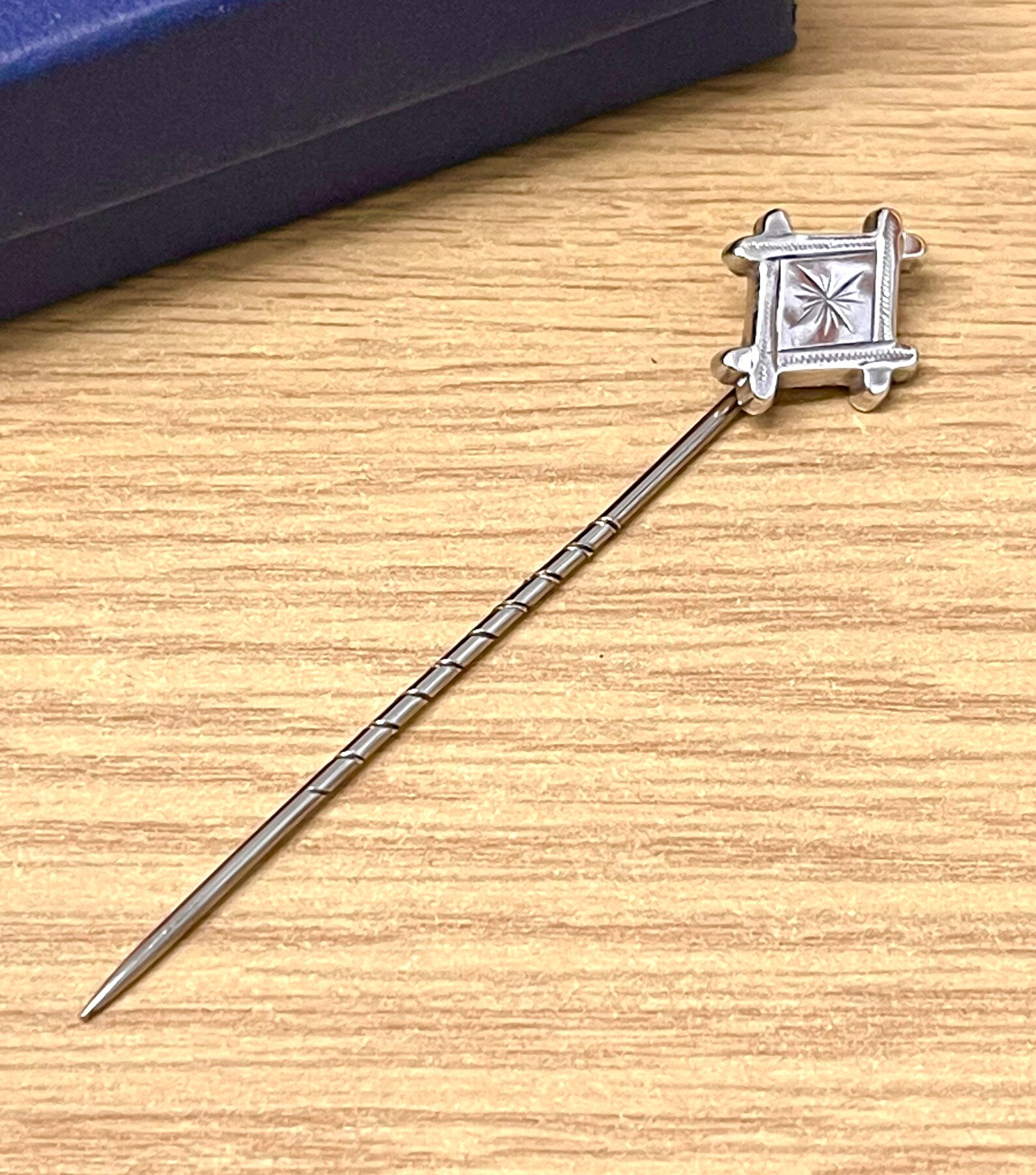 Victorian Silver Stick Pin Aesthetic Movement English Tie Pin - Etsy