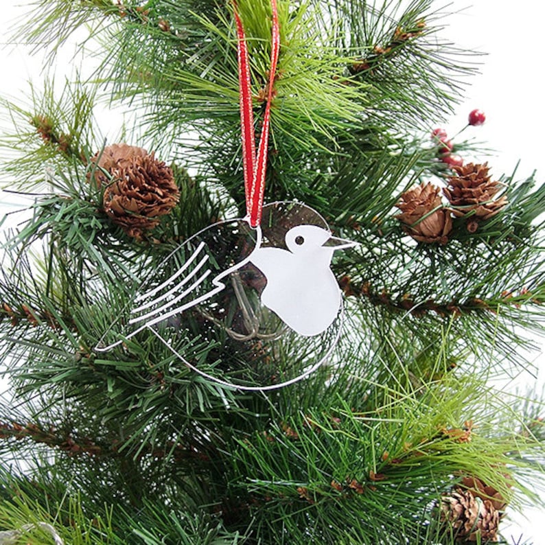 Robin Christmas Tree Decoration Robin Decoration Christmas Decor Laser ...