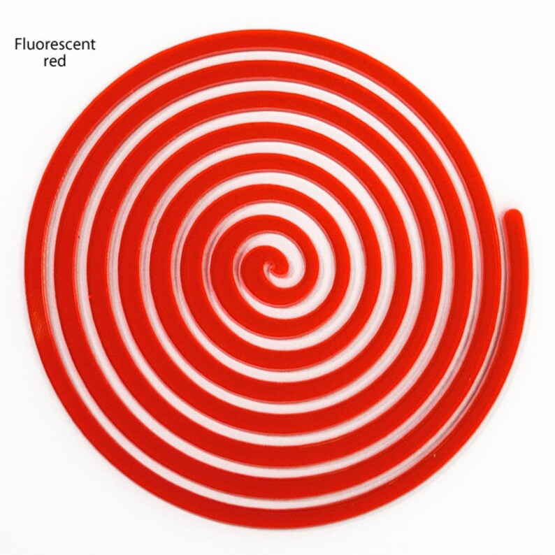 Funky Spiral Coaster Unique Gift Spiral Decor Swirl Coasters Modern ...
