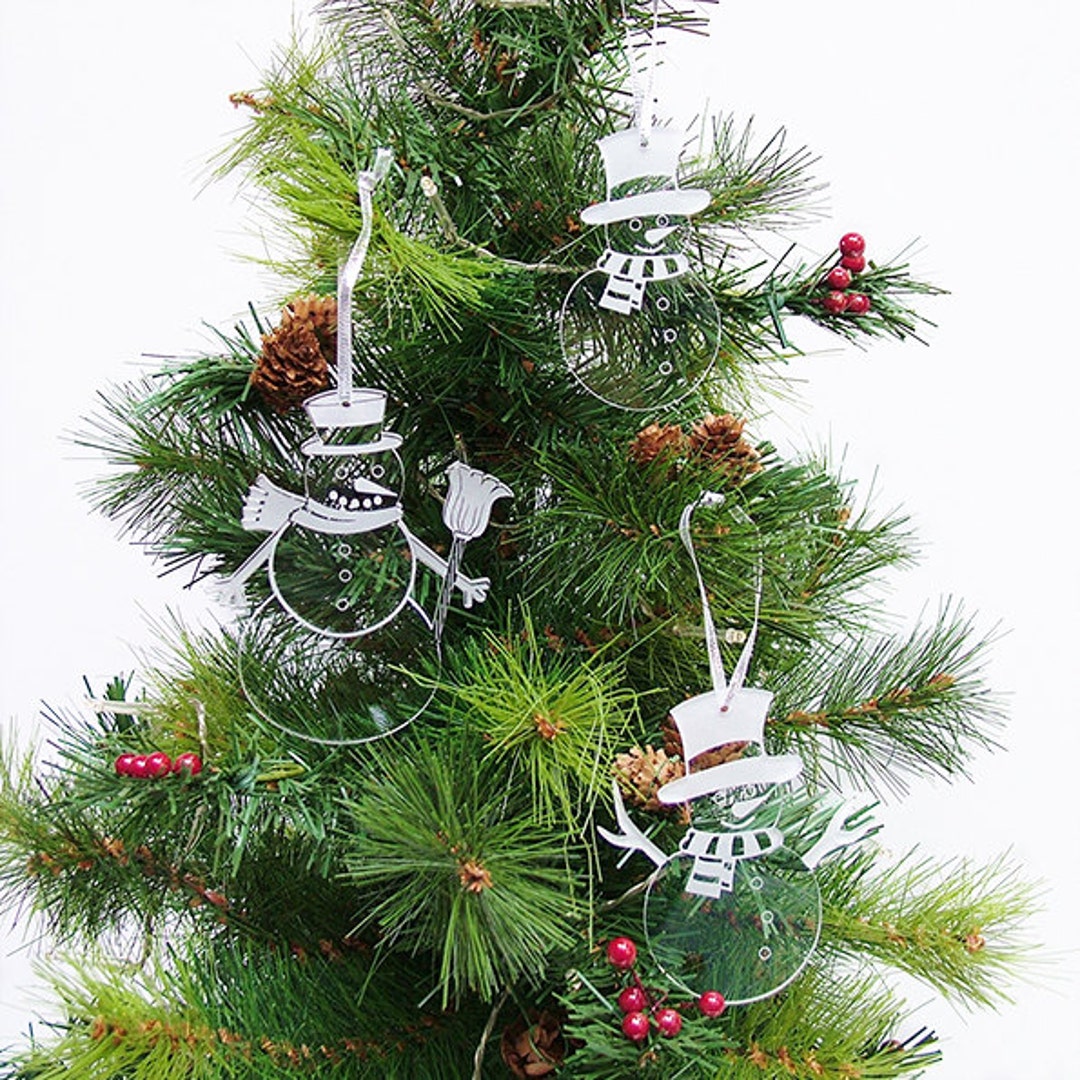 Snowman Christmas Tree Decorations - Snowmen Bauble - Snowmen ...
