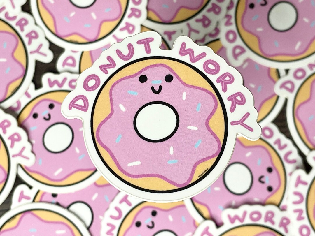 Donut Worry Doughnut Self Care Positive Affirmations Hydroflask ...