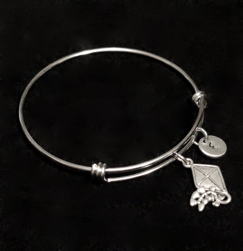 Kite Charm Bracelet, Kappa Alpha Theta Bangle Bracelet, Charm Bracelet ...