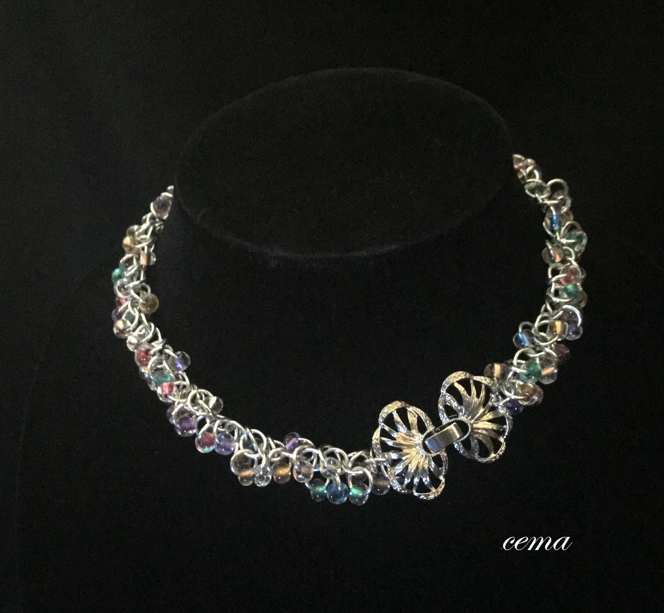 Choker Necklace and Earring Set/shaggy Loop - Etsy