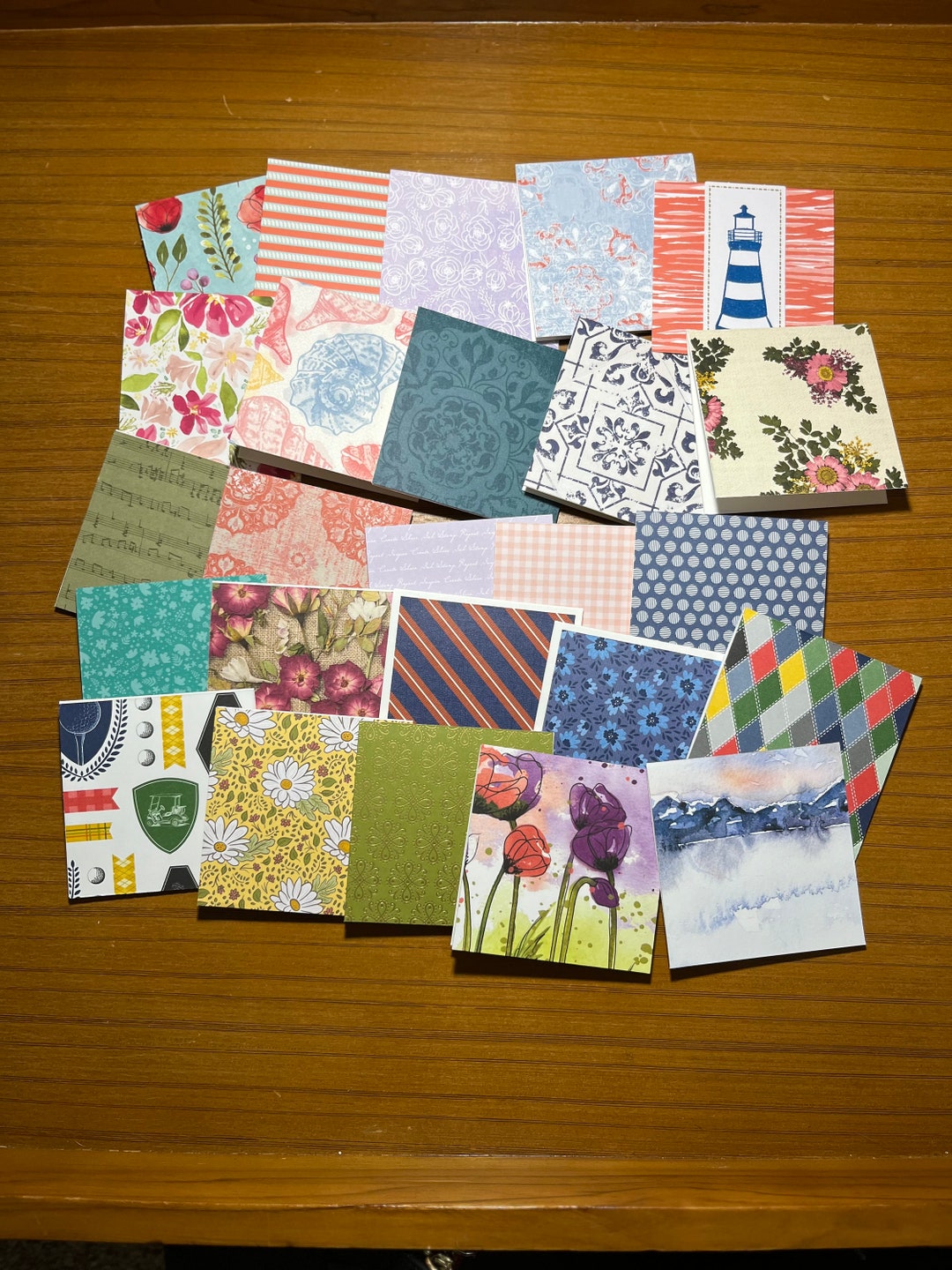 25 Mini Lunch Box Notes Mini Note Cards 3x3 Handmade Mini Cards Love ...