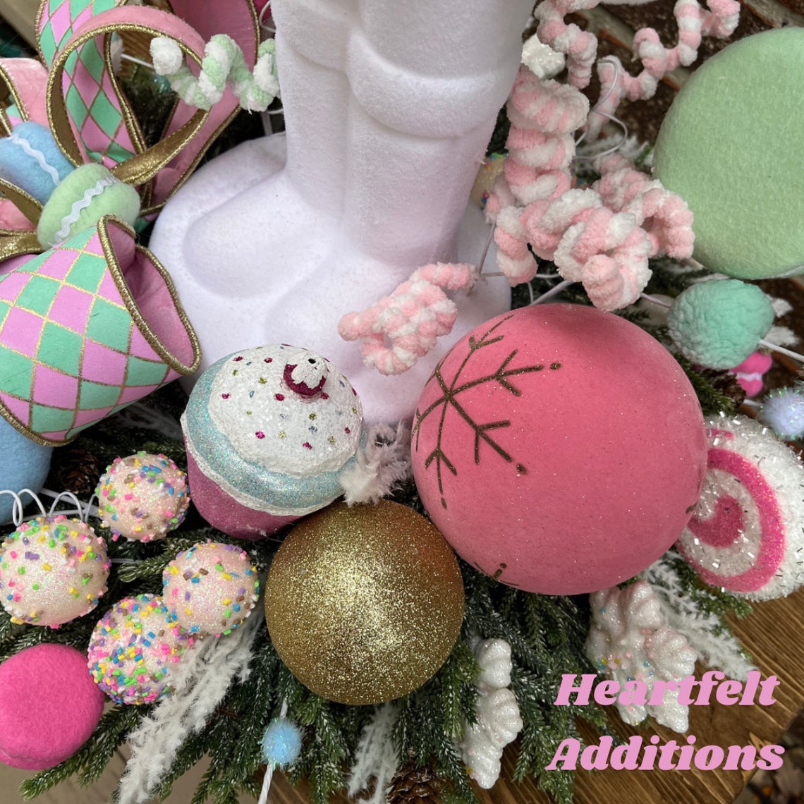 Nutcracker Arrangement, Christmas Arrangement, Flocked Nutcracker ...