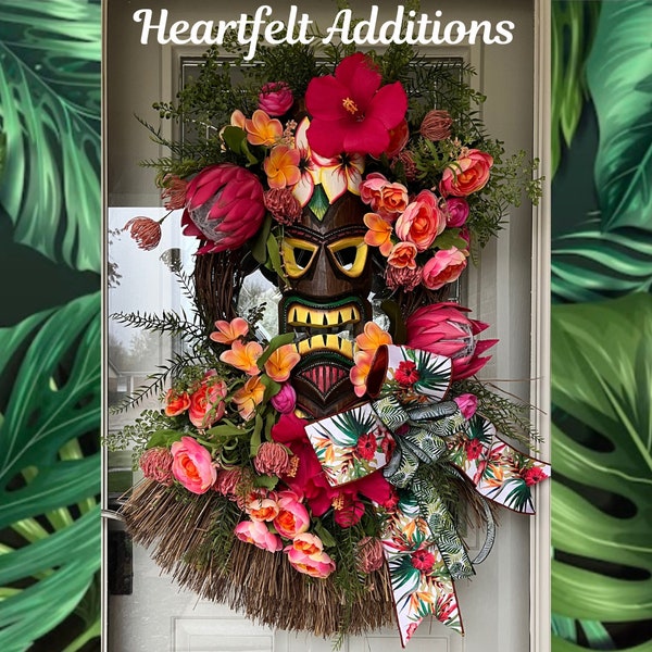 Tiki Wreaths - Etsy