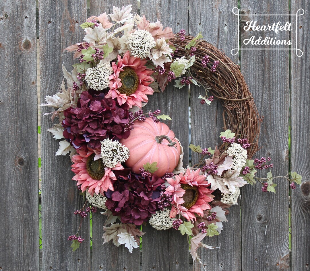 Fall Wreath, Autumn Wreath, Fall Decor, Fall Wreath for Front Door ...