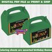 Reggae Themed Favor Box Island Party Favor Box Custom Gable - Etsy