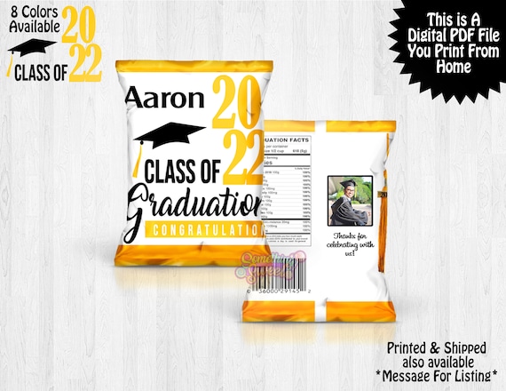 Graduation Chip Bag, Graduation Favors by SOMETHING SWEET PARTY FAVORS ...