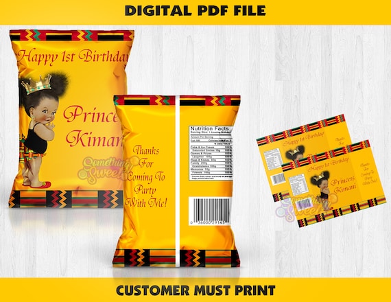 Princess Chip Bag - Digital Files by SOMETHING SWEET PARTY FAVORS ...