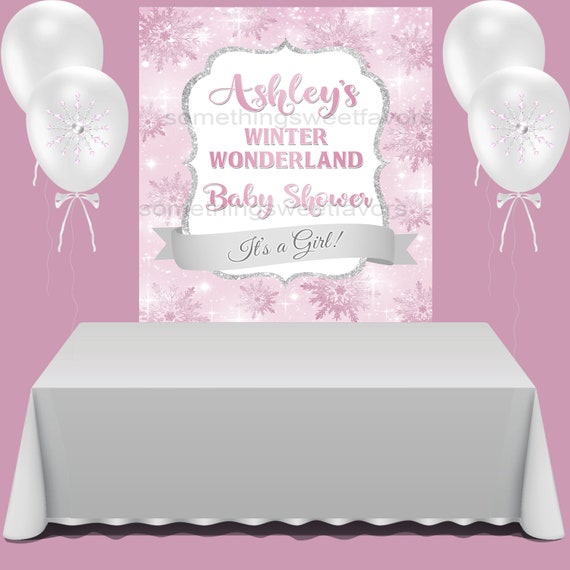 Winter Wonderland Party Banner