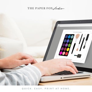 Printable Makeup Pretend Play Kit, Print at Home Kids Toys, Printable ...