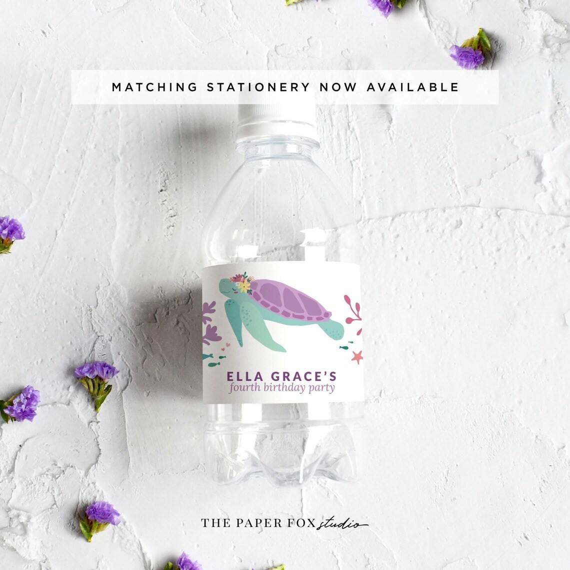 Printable Sea Turtle Welcome Poster Editable Under the Sea - Etsy