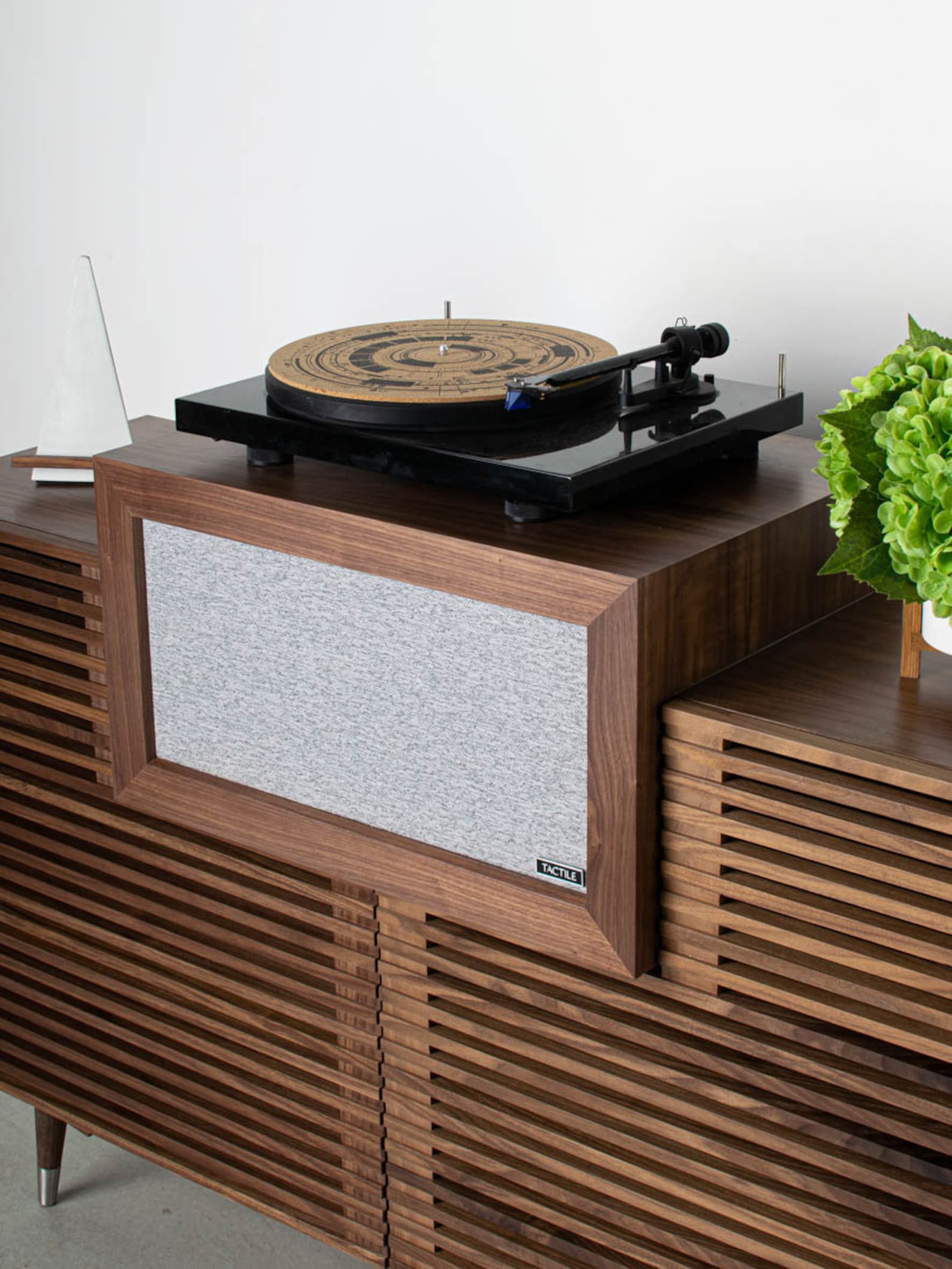 Apollo for Sonos 53" Offset - Mid Century Modern Record Player Stand ...