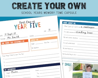 Last Day of School Interview All Grades Time Capsule Bundle - Etsy