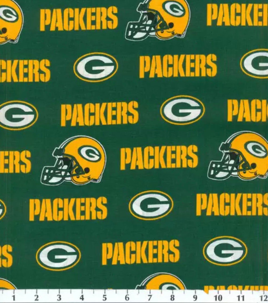 Green Bay PACKERS Helmets NFL Football Licensed 100% Cotton | Etsy