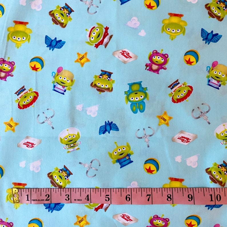 NEW Disney PIXAR Toy Story Aliens 100% Cotton Fabric ships - Etsy