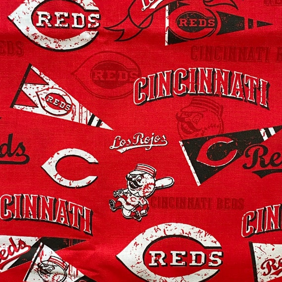 MLB Cincinnati Reds Major League Baseball Cotton Fabric The, 58% OFF