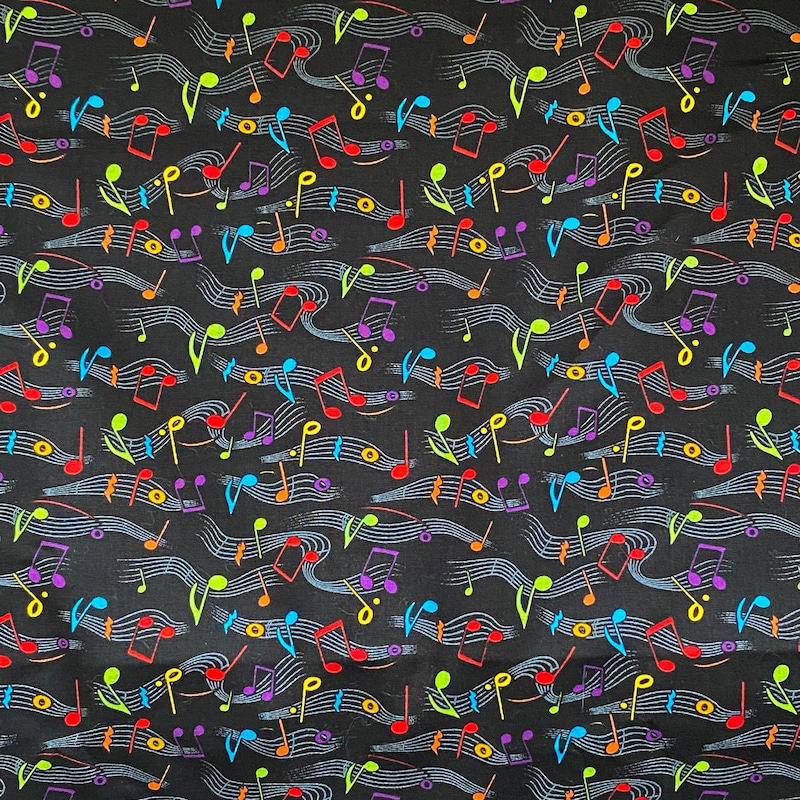 Music Note Fabric - Etsy
