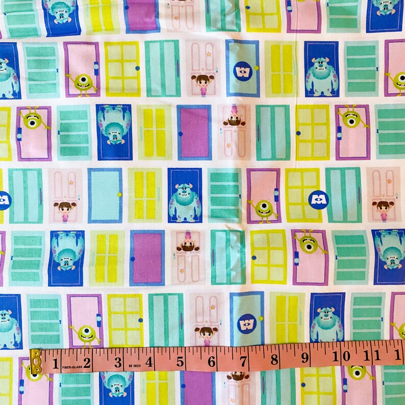 NEW. Disney PIXAR Monsters Inc Doors Mike Sully and Boo 100% | Etsy