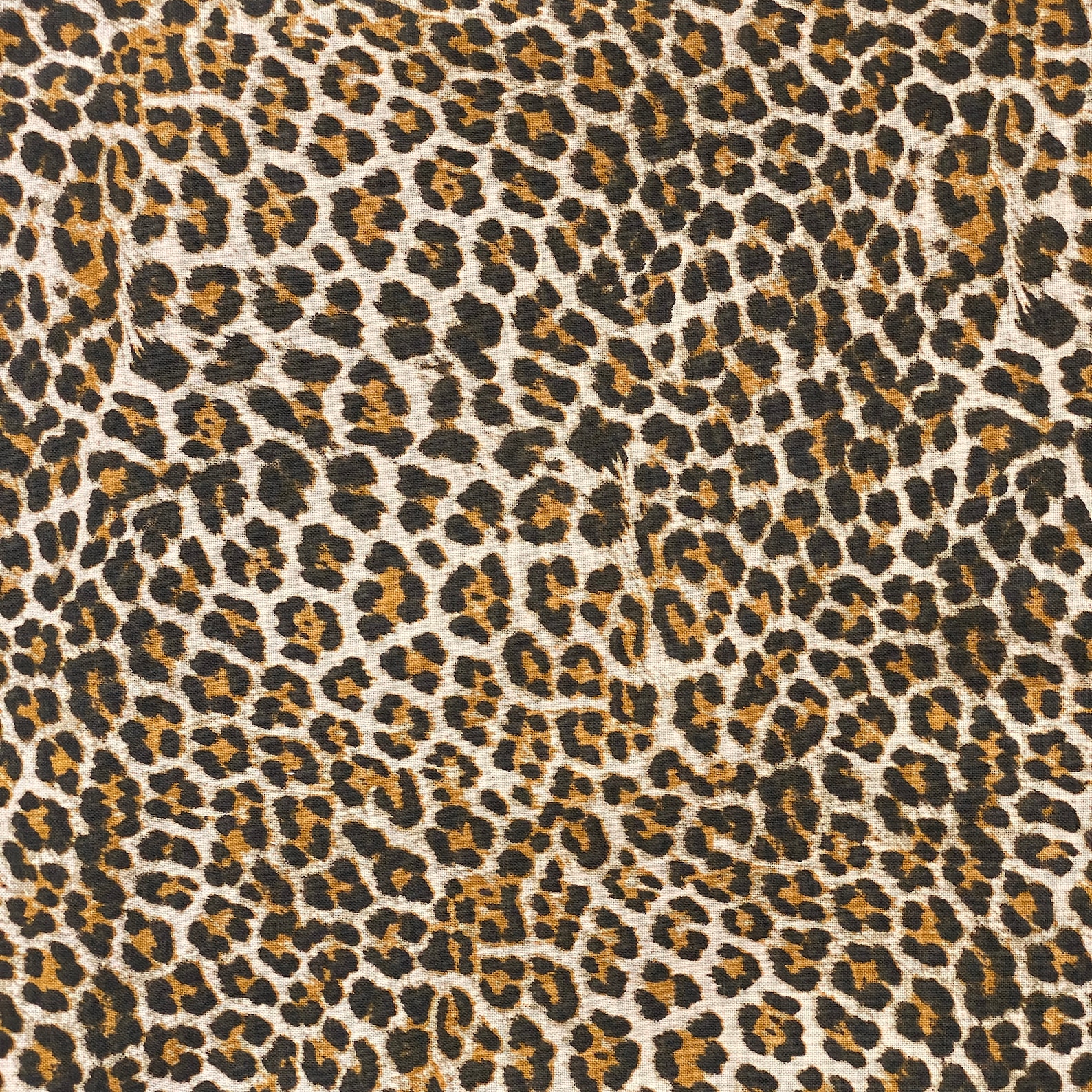 NEW. Leopard Print 100% Quilt Cotton Fabric ships From CA | Etsy