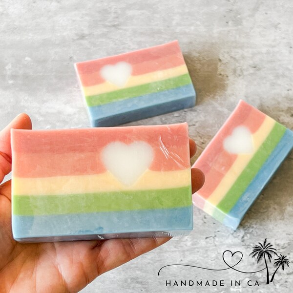 Rainbow Soap - Etsy