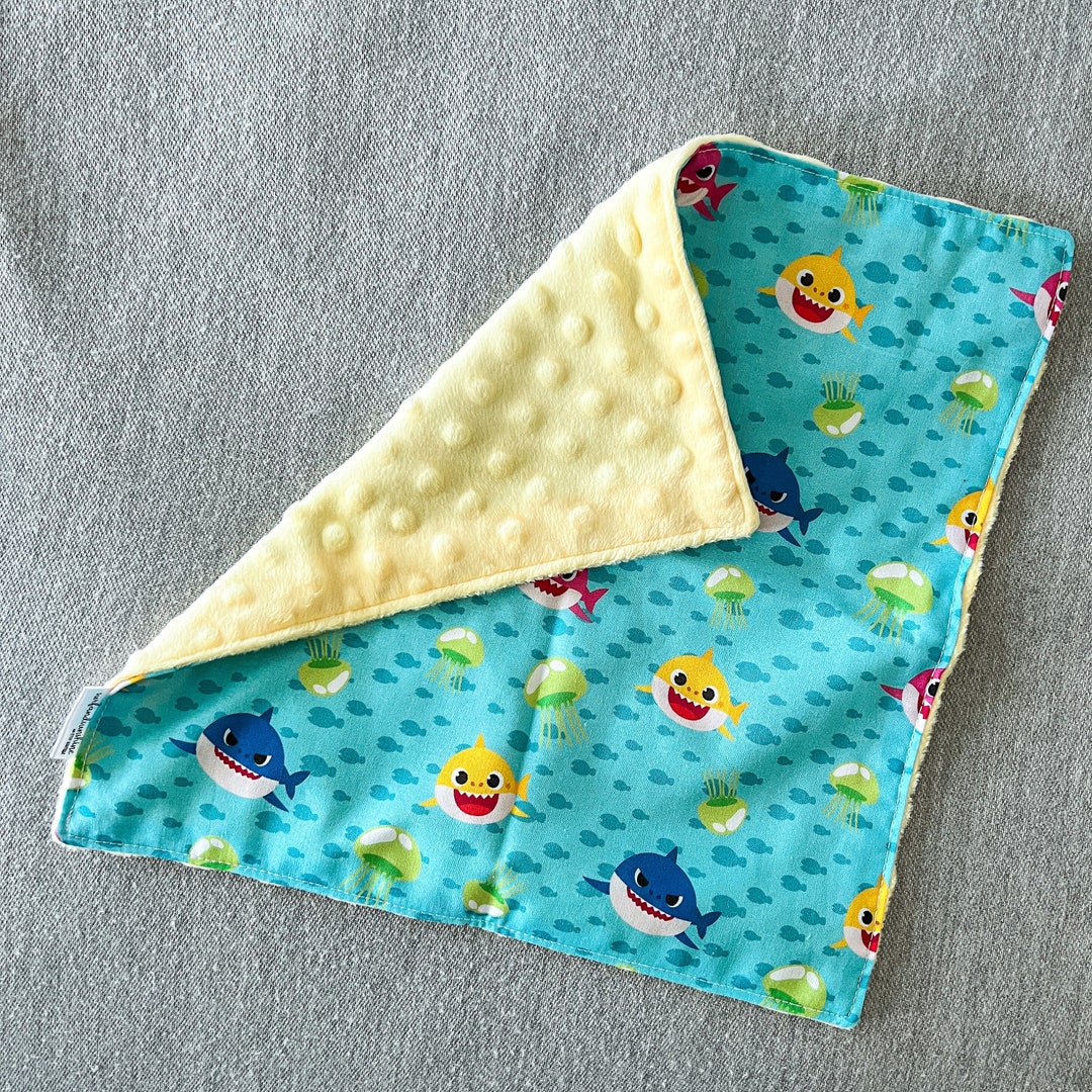 Baby Shark Cute Baby Blanket Lovey 12x12 Super - Etsy