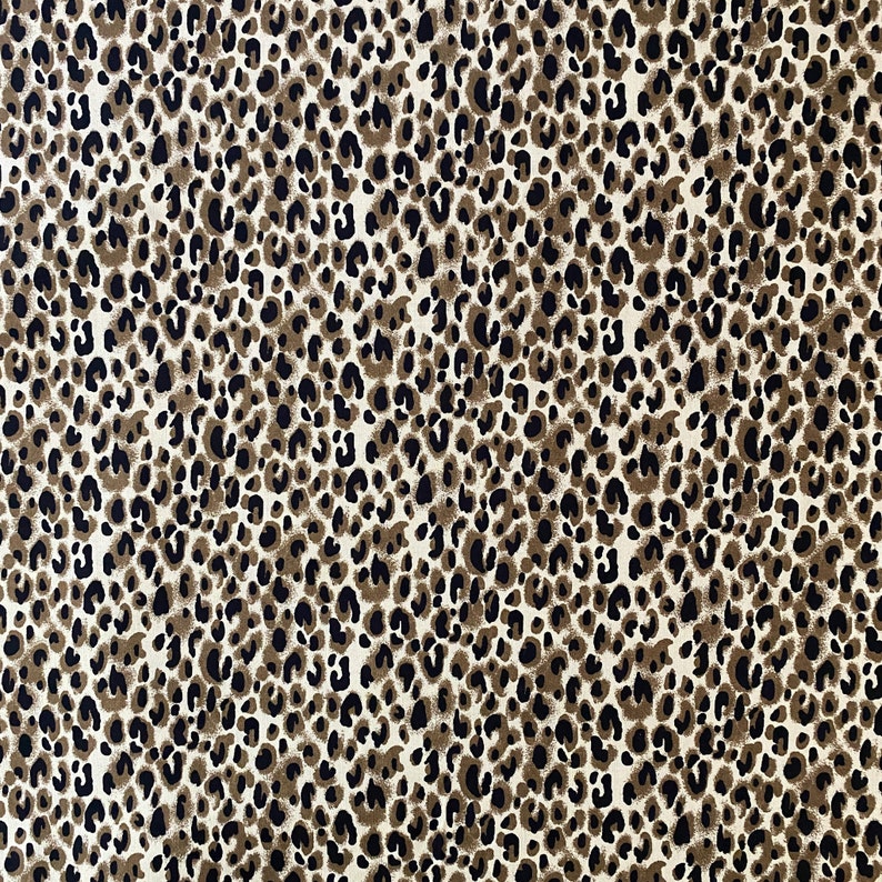 Cheetah Leopard Print 100% Quilt Cotton Fabric **ships From CA ##click ...