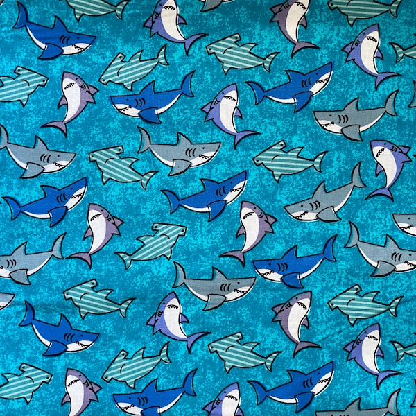 Shark Fabric - Etsy