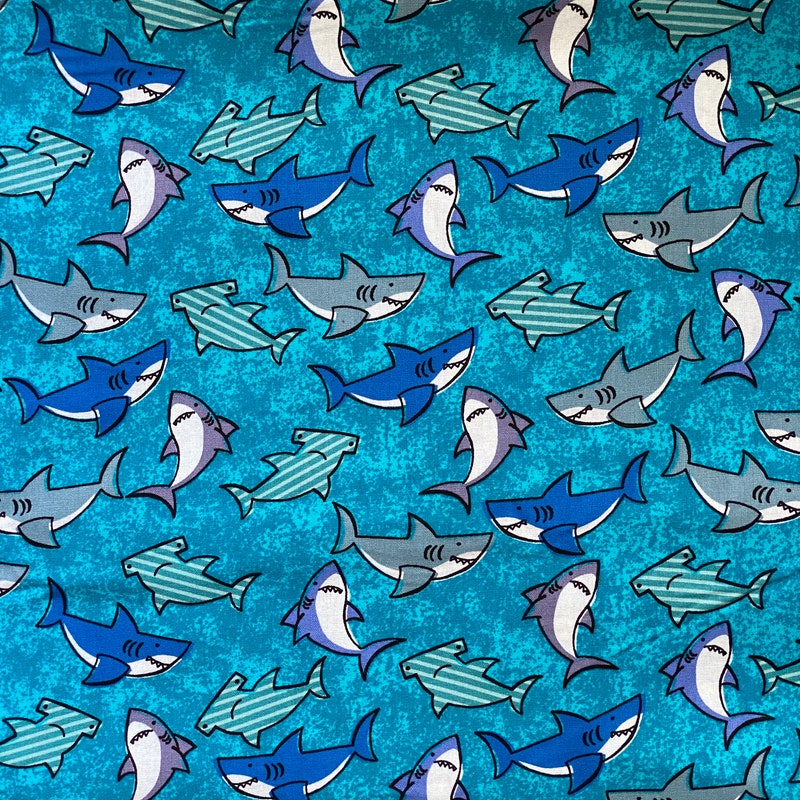 Shark Fabric - Etsy