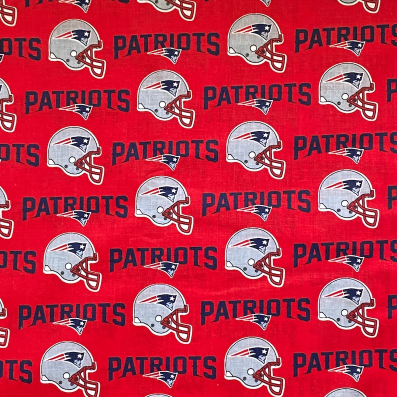 New. England PATRIOTS Helmets on Red NFL Football Licensed - Etsy