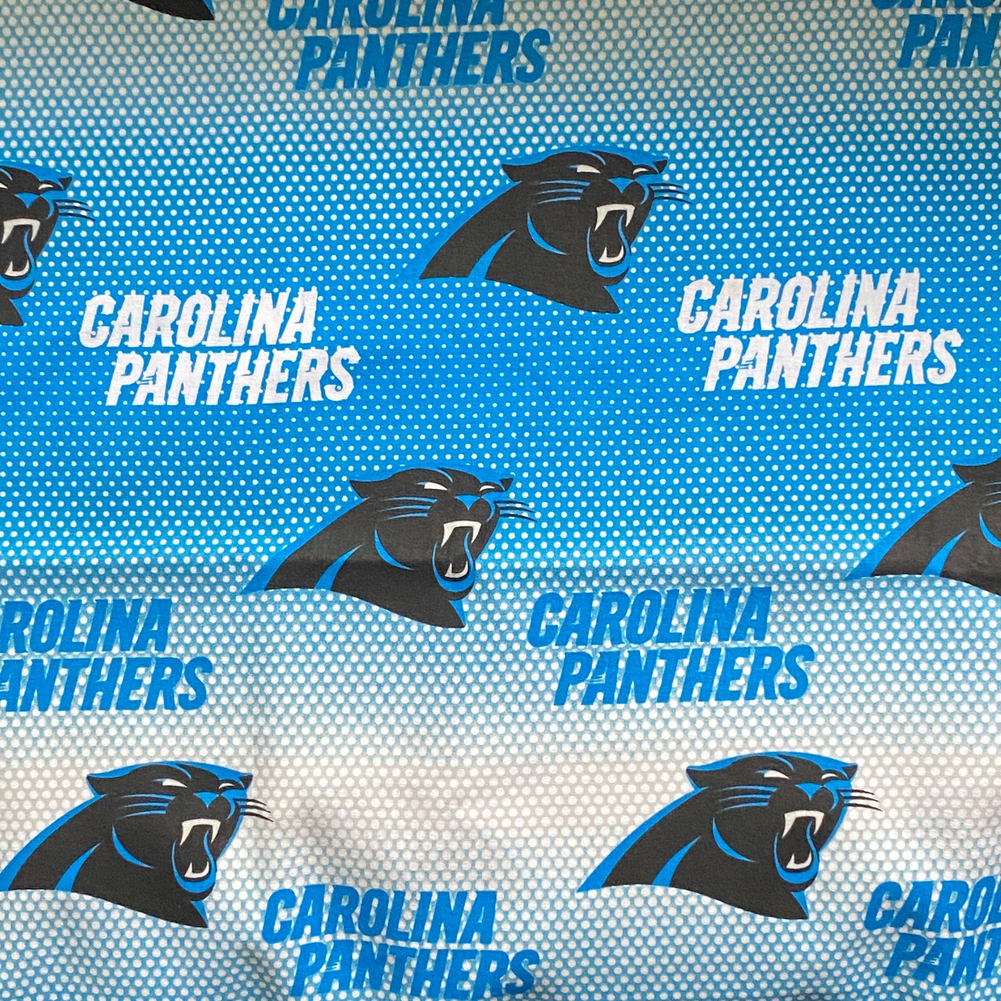 Carolina. PANTHERS NFL Football Licensed 100% Cotton Fabric | Etsy