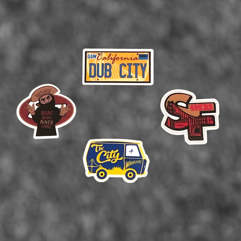 Bay Area Vinyl Stickers - Etsy