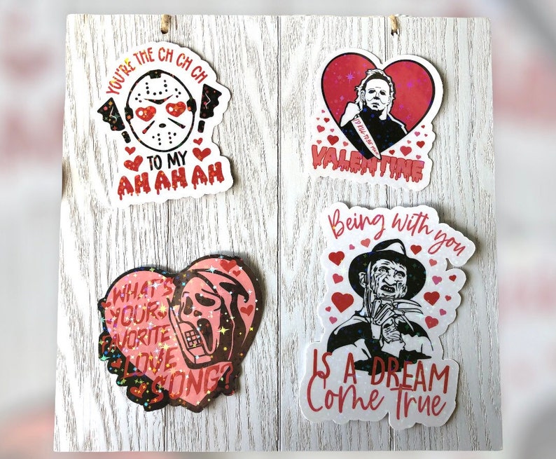 Horror Movie Character Stickers Vinyl Sticker Bundle - Etsy