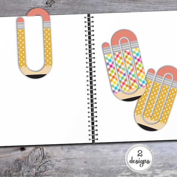 Shaped Paper Clips - Etsy