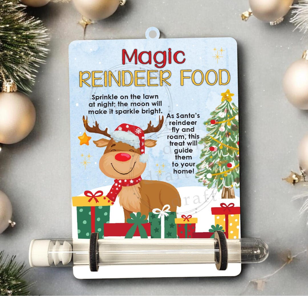 Magic Reindeer Food/dust Design • Craft Shows • Classroom Crafts ...