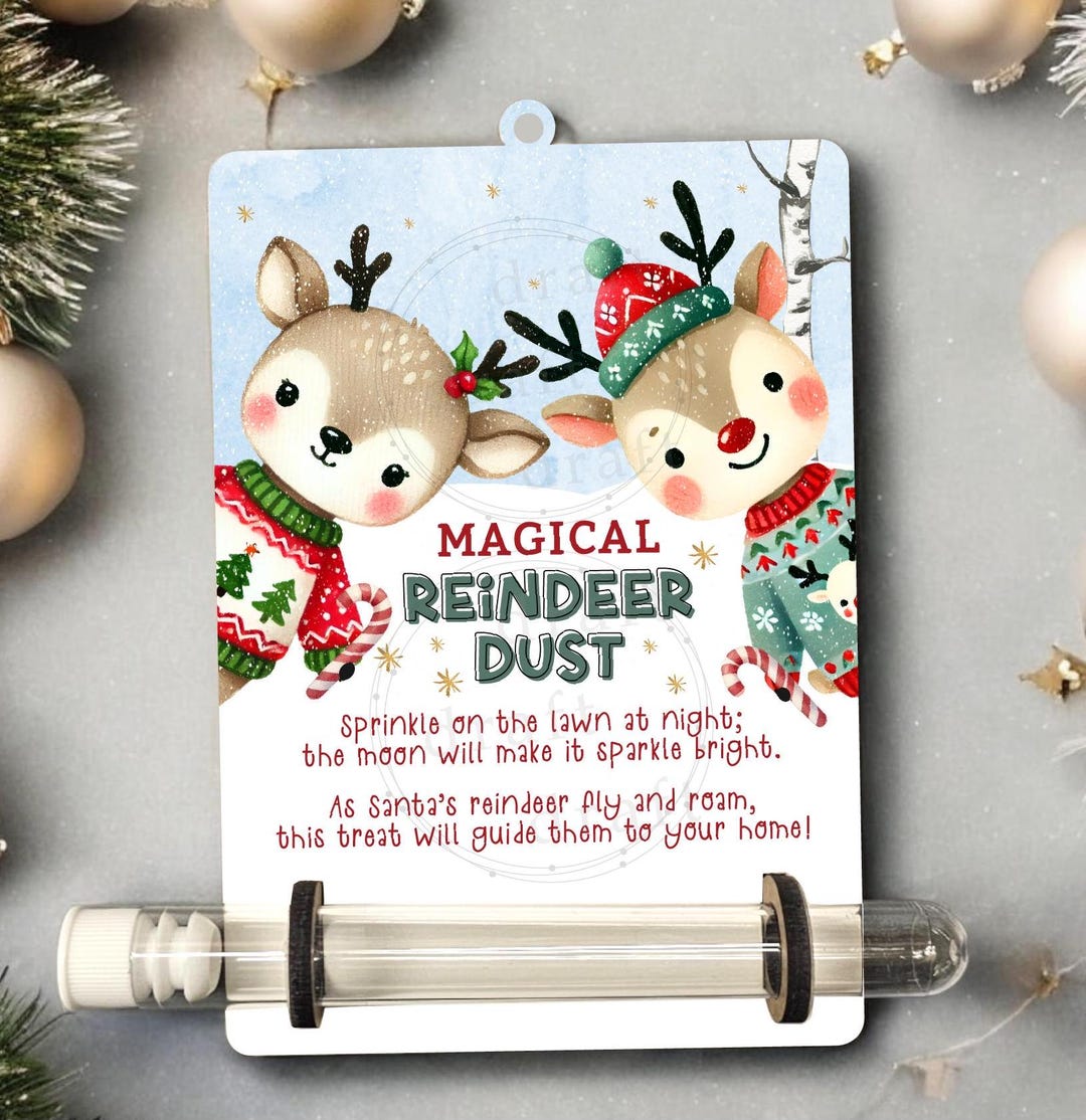 Magic Reindeer Food/dust Design • Craft Shows • Classroom Crafts ...