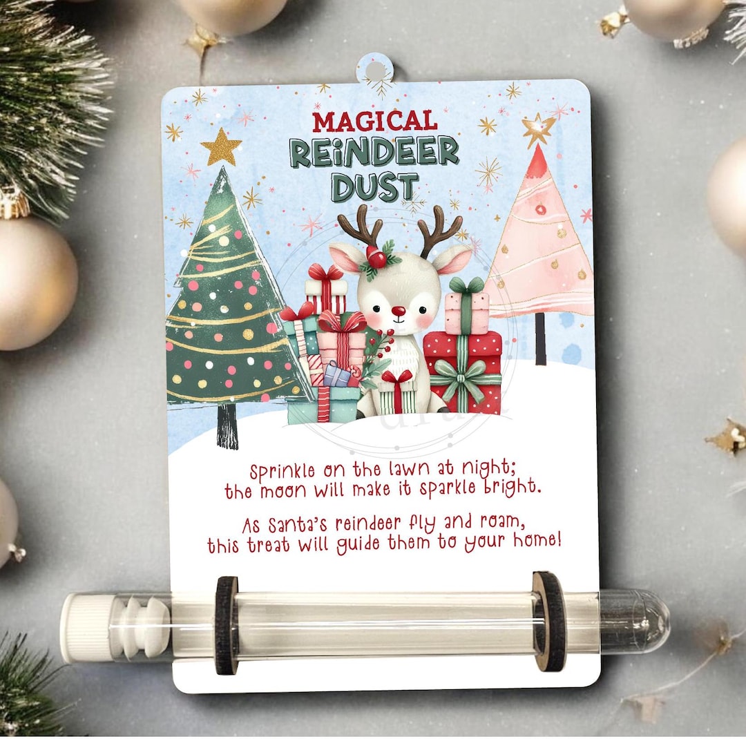 Magic Reindeer Food/dust Design • Craft Shows • Classroom Crafts ...