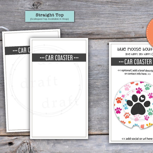 Coaster Card - Etsy