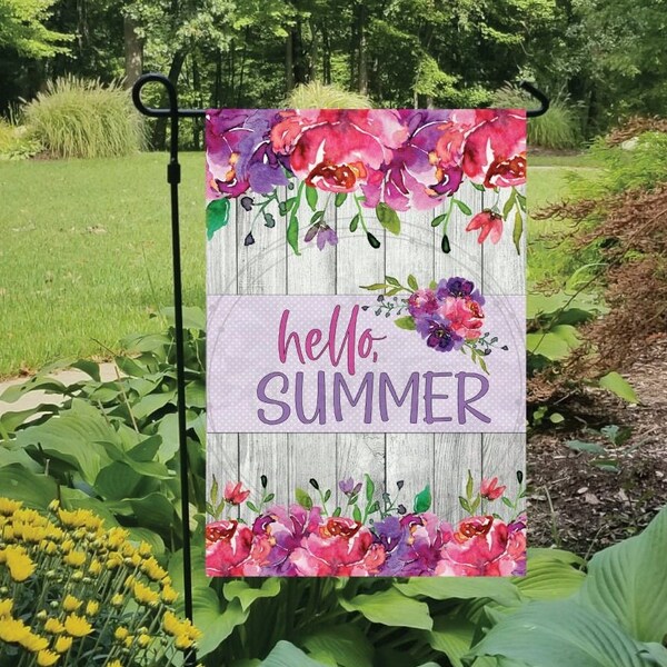 Garden Flag Svg - Etsy Canada